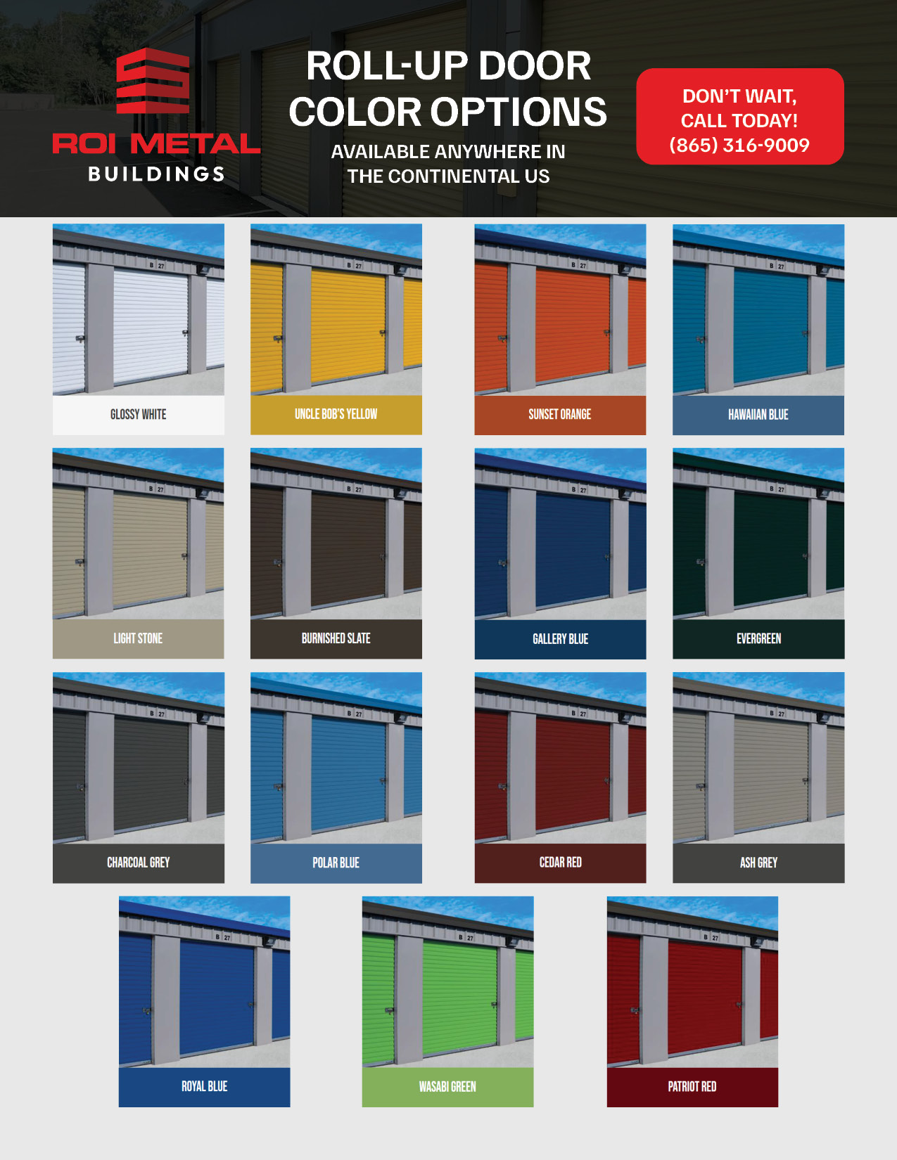 Self Storage Doors | Mini Storage Roll Up Doors