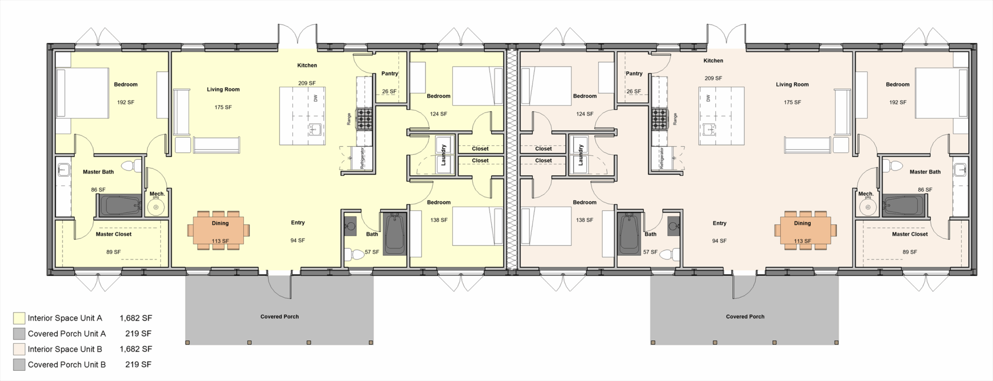 30X120 Barndominium Duplex Pricing | ROI Metal Buildings